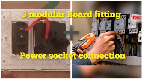 Easy Steps To Connect Modular Power Socket With Modular Plate A Diy Guide Youtube