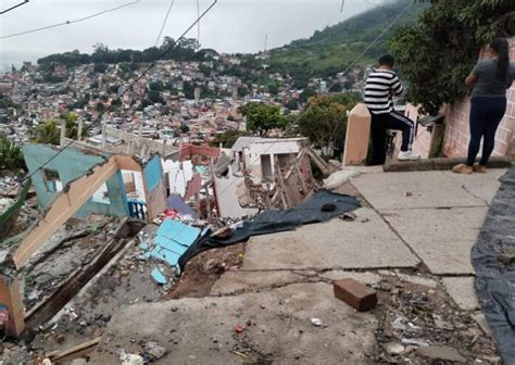 Lluvias Provocan Que Más Viviendas Cedan En Colonia Nueva Santa Rosa