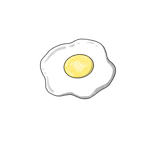 손 일러스트 으로 계란 프 라이 장식 도안 을 그리다 손으로 그린 장식 패턴 만화 Png 일러스트 및 Psd 이미지 무료 다운로드 Pngtree