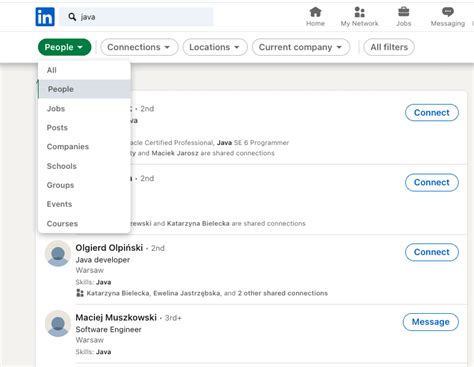 recruit and hire software developer using linkedin