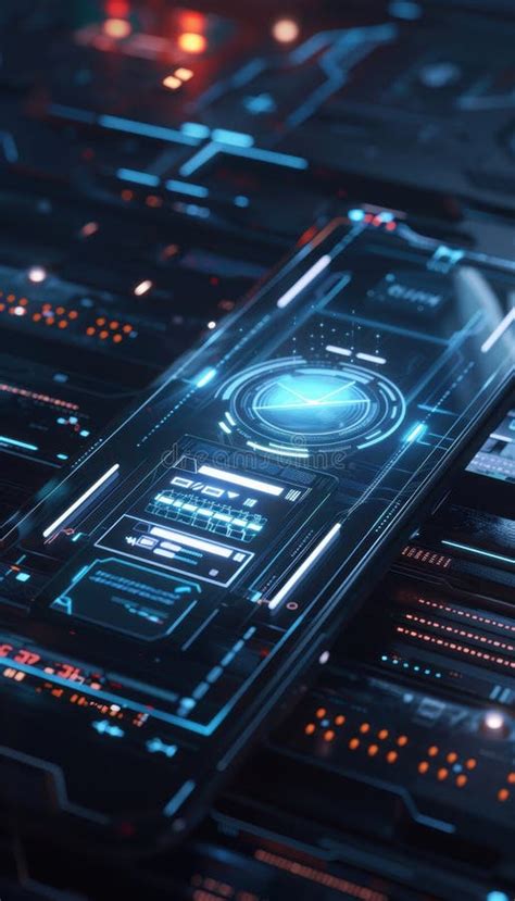 Futuristic Progress Bar In Ai Driven Personal Assistant App For Task Automation Interface Design