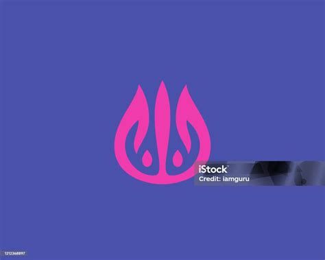 추상 꽃 손 크라운 프리미엄 로고 아이콘 디자인 현대 최소한의 스타일 일러스트 마사지 살롱 스파 벡터 엠블럼 기호 기호 마크 로고 타입 건강한 생활방식에 대한 스톡 벡터