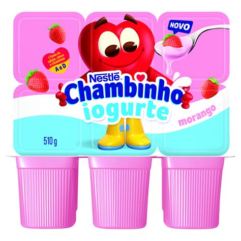 Iogurte Polpa Chambinho Nestle 510g Morango é Aqui Na Barcelos