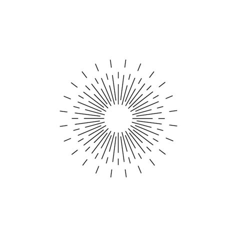 Premium Vector Sunburst Icon