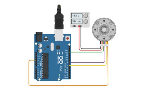 Circuit Design Dc Motor With Encoder Arduino Tinkercad
