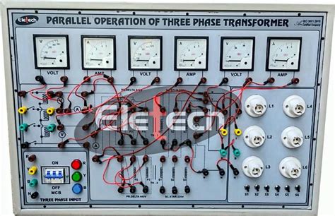 Parallel Operation Of Three Phase Transformer At Rs 23500 Electrical Laboratory Equipment In Parallel Operation Of Three Phase Transformer At Rs 23500 Electrical Laboratory Equipment In
