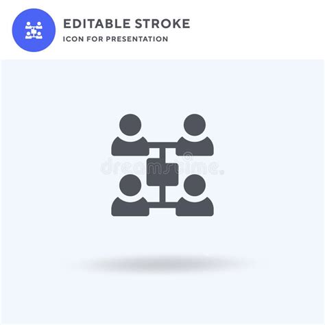 Shared Folder Icon Vector Filled Flat Sign Solid Pictogram Isolated On White Logo