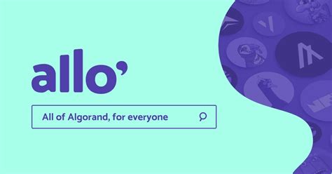 New Blockchain Explorer Incoming Allo All Of Algorand For Everyone R Algorandofficial