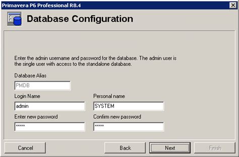 Primavera P6 Professional R84 Standalone Installation Overview