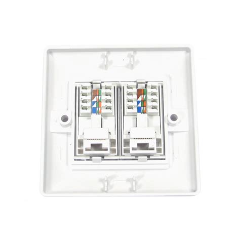 Cables Direct Ltd Cat E Loaded Faceplate