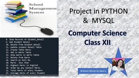 School Management Project In Python Project On School Management In