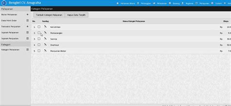Source Code Sistem Informasi Manajemen Bengkel Gratis