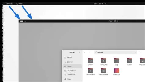 Top Left Activities Replaced With Workspace Indicator In GNOME UbuntuHandbook