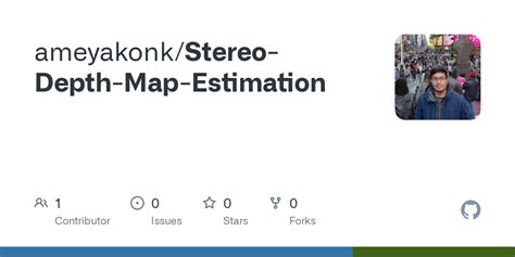 Github Ameyakonk Stereo Depth Map Estimation