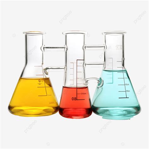 Laboratory Filled With Liquid Chemistry Flasks Laboratory Fluid