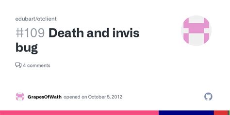 Death And Invis Bug · Issue 109 · Edubartotclient · Github