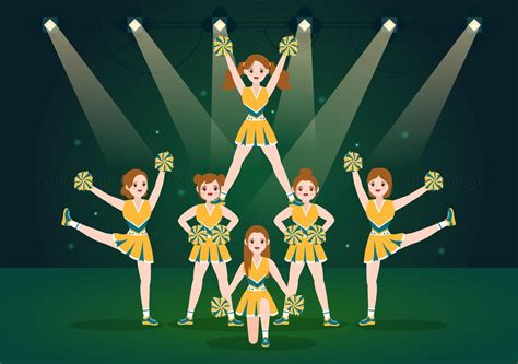 Cheer Team Clipart