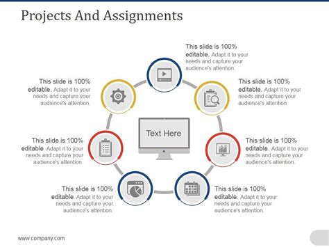 Projects And Assignments Template 1 Ppt Powerpoint Presentation File Slide