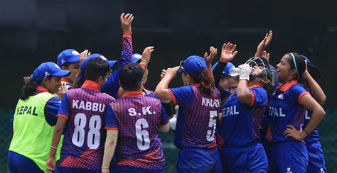 Nepal Into The Semis Of Icc Womens T20 World Cup Asia Qualifiers