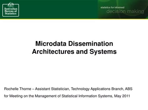 ppt enhancing microdata dissemination strategies at abs powerpoint