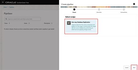 Create Pipeline In Oracle Goldengate Free Oraclegg