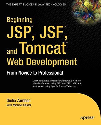 Beginning Jsp Jsf And Tomcat Web Development From Novice To Professional Web Development