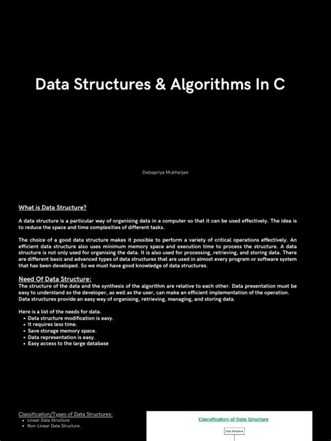 Data Structures And Algorithms In C Pdf Queue Abstract Data Type Data Structure