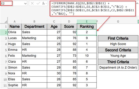 How To Do Ranking In Excel Based On Multiple Criteria Excel Insider