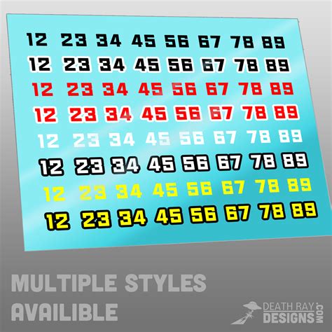 Steel Rift Tokyo Block Numbers Death Ray Designs Tabletop