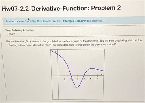 solved hw07 2 2 derivative function problem 2 problem