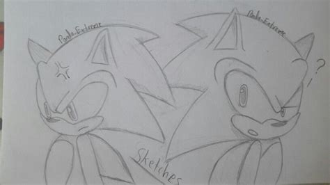 Random Doodles Trying To Master Sonics Quills And Emotions By Panda Extreme Doodles