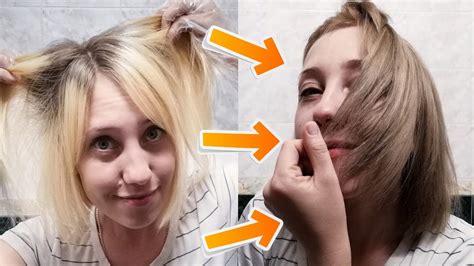 ИЗ БЛОНДА В РУСЫЙ БЕЗ ЗЕЛЕНИ ОБЫЧНОЙ КРАСКОЙ Youtube