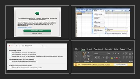 ¿cómo Habilitar Las Macros En Tu Excel La Fórmula De Excel
