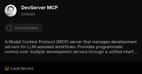 Devserver Mcp Mcp Servers · Lobehub