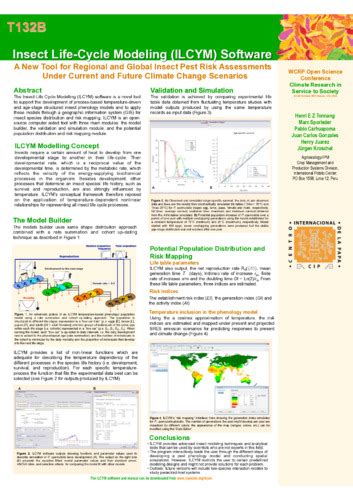 Insect Life Cycle Modeling Ilcym Software A New Tool For Regional