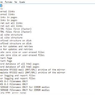 GUI String List Of WinHTTrack Download Scientific Diagram