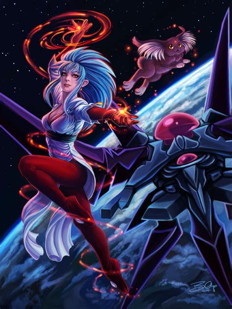 Full Commission Ryoko Hakubi And Cabbit By Sobii On Deviantart