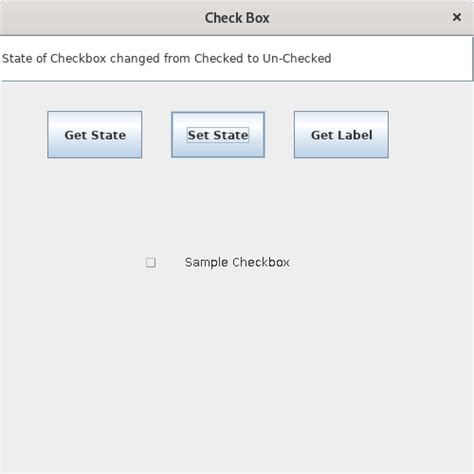 Getstate Setstate And Getlabel Program In Java Sanfoundry