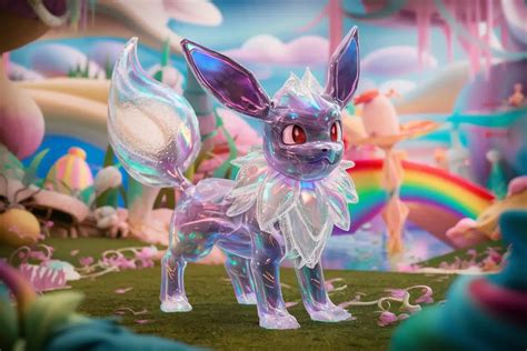 Vibrant 3d Glass Eevee Detailed Fantasy Art Masterpiece Sdxl Free Online