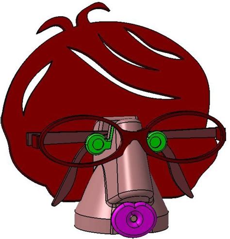 Glasses Holder Plus Pinshape