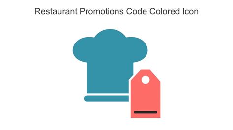 Restaurant Promotions Code Colored Icon In Powerpoint Pptx Png And Editable Eps Format Ppt