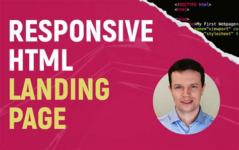 create responsive html and css landing page by tony myasoedov fiverr