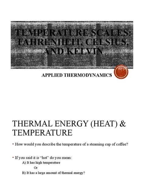 temperature and temperature scales pdf temperature heat