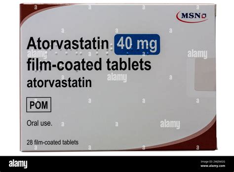 Statin Tablets 40 Mg Banque Dimages Détourées Alamy