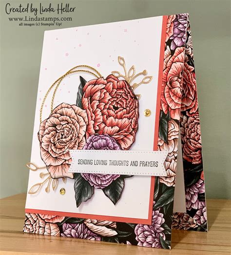 Video Offset Layout Faux Mitered Corner Linda Heller Stamping School