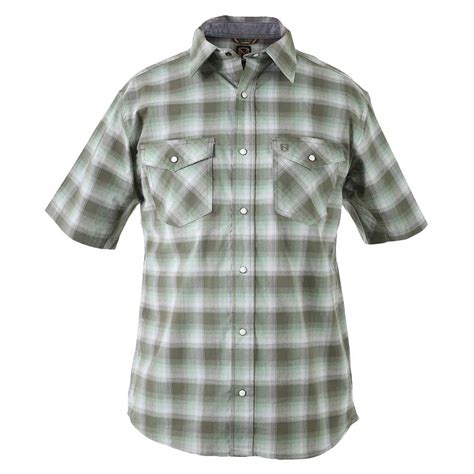 Noble Outfitters Mens Short Sleeve Fullflexx Snap Shirt