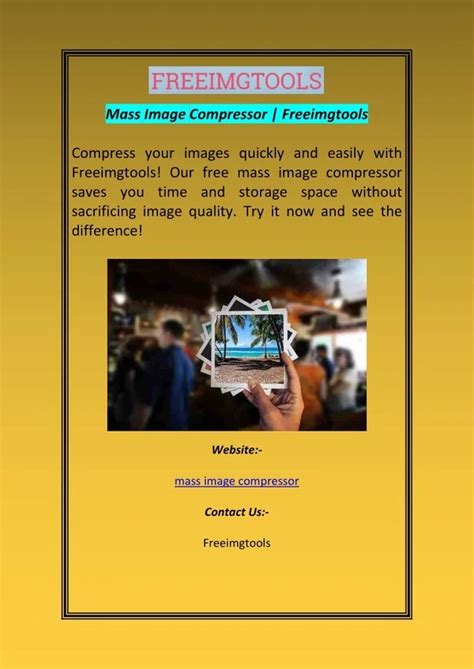Ppt Mass Image Compressor Freeimgtools Powerpoint Presentation Free