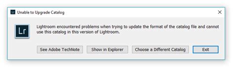 unable to upgrade catalog adobe product community 9422630