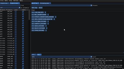 Using Smartpeak Gui — Smartpeak Documentation