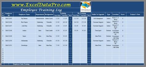 How To Create A Training Log In Excel Free Printable